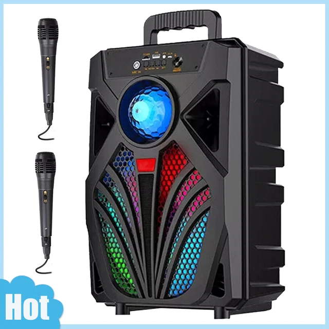 PORTABLE BLUETOOTH SPEAKER Sub Woofer Heavy Bass Sound System Party ...