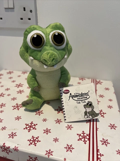 DISNEY STORE ANIMATOR Tick Tick Croc Baby Peter Pan Plush Soft Toy £15. ...