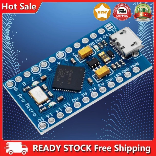 PRO MICRO MODULE Board ATmega32U4 5V/16MHz Micro-USB Development Module ...