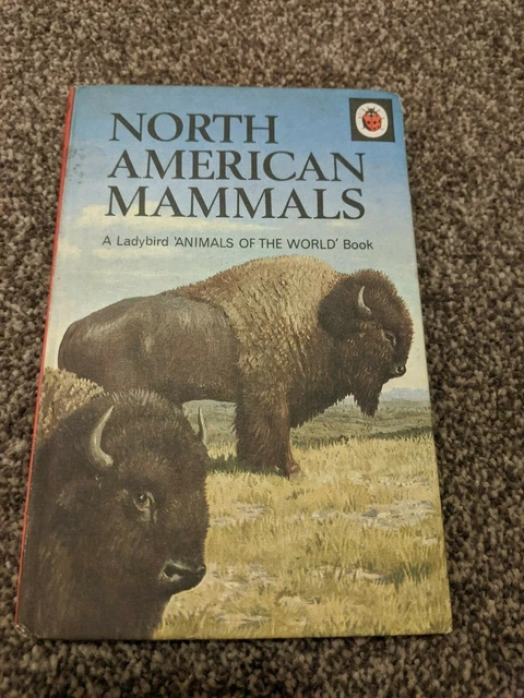 NORTH AMERICAN MAMMALS Ladybird Book Animals Of The World. Rare ...