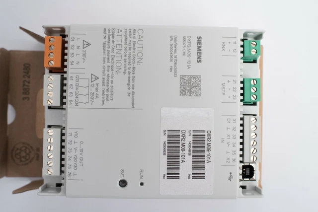 SIEMENS DESIGO DXR2.M09-101A Room Automation Controller BACnet MSTP 3 relay £55.00 - PicClick UK