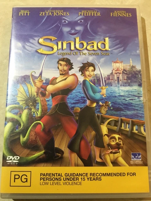 SINBAD - LEGEND Of The Seven Seas - DVD Region 4 - Brad Pitt - Free ...