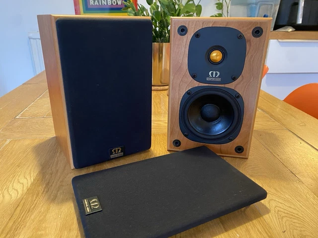 MONITOR AUDIO MONITOR One Bookshelf Speakers Retro Vintage £63.12 ...