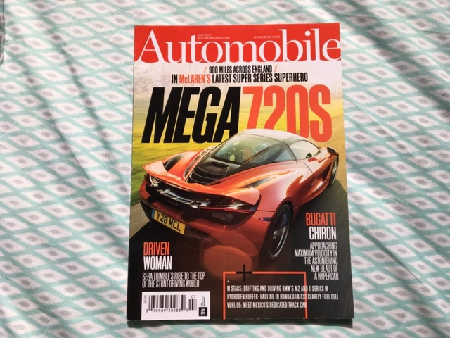 MAGAZINE AUTOMOBILE MCLAREN 720s Bugatti chiron bmw m2 July 2017 £6.43 ...