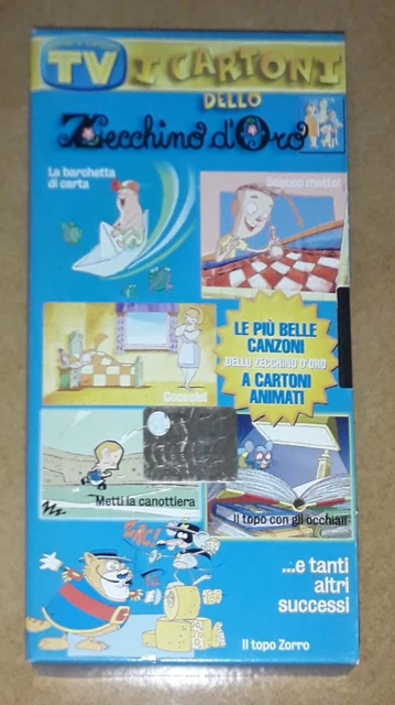 I CARTONI DELLO Zecchino D'Oro (VHS) Le Piu'Belle Canzoni A Cartoni Animati EUR 23,99 - PicClick IT