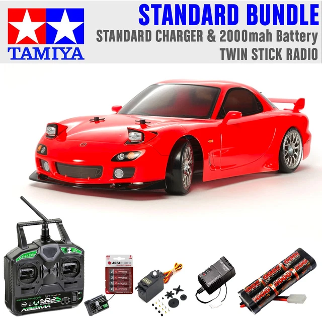 TAMIYA RC 58648 Mazda RX-7 Drift Spec (TT02D) 1:10 Car Standard Stick ...
