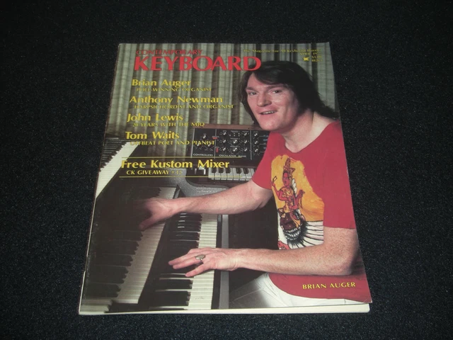 TOM WAITS BRIAN Auger Contemporary Keyboard Magazine April 1977 £18.94 ...