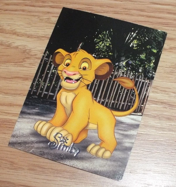 WALT DISNEY WORLD Signature Series #22 Simba Collectible Trading Card ...