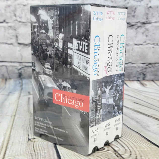 REMEMBERING CHICAGO VHS Box Set - 1997 WTTW PBS Documentary 3 Tapes ...