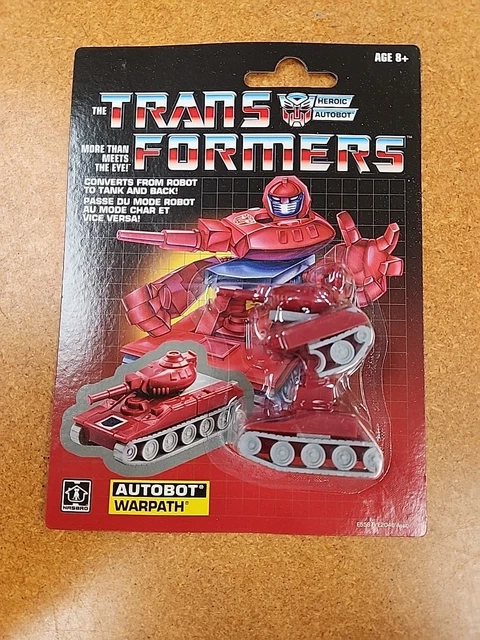 TRANSFORMERS G1 MINIBOT Autobot Warpath Reissue New Walmart Exclusive ...