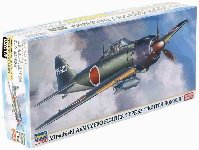 HASGAWA 1:72 MITSUBISHI A6M5 Zero Fighter Type 52 ""Fighter Bomber ...