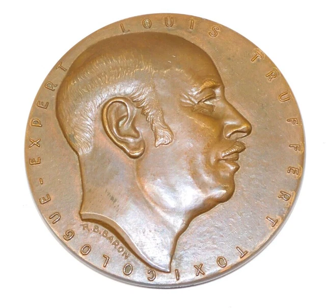 - MEDAILLE BRONZE Louis Truffert Toxicologue Expert Graveur R.b.baron ...