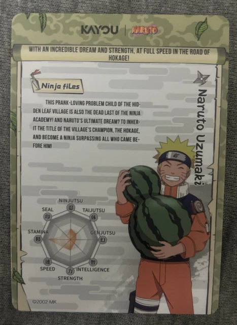 NARUTO KAYOU ENGLISH Series 2 Card - Naruto Uzumaki - NRSA02-UR-006L3 £ ...