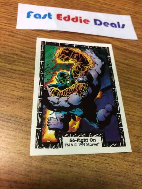 COMIC IMAGES 1991 The Incredible Hulk Trading Card 56 Super Skrull Grey ...
