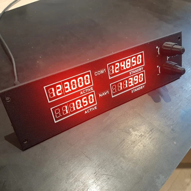 FLIGHT SIMULATOR RADIO Panel USB-C MobiFlight compatible £65.00 ...