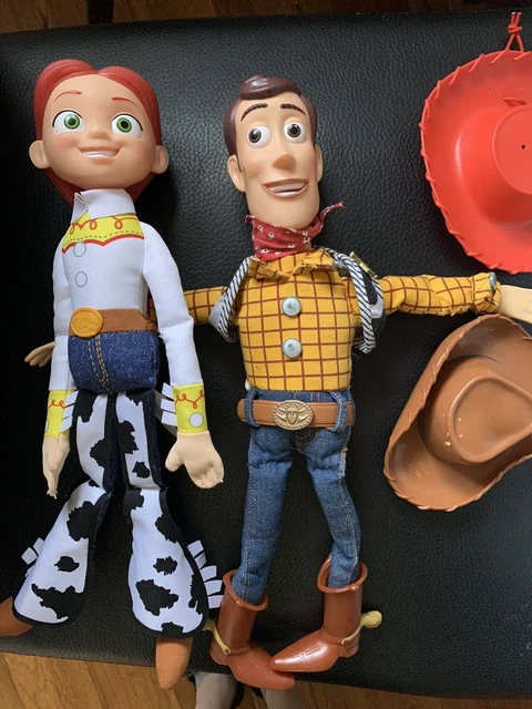 Disney Pixar Toy Story Woody And Jessie Pull String Talking Doll Works £3018 Picclick Uk