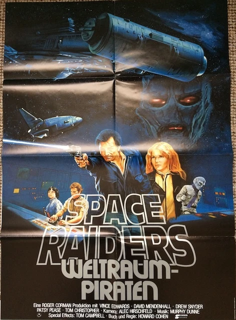 SPACE RAIDERS ORIGINAL Theatrical Poster Roger Corman Cult Rare £15.28 ...
