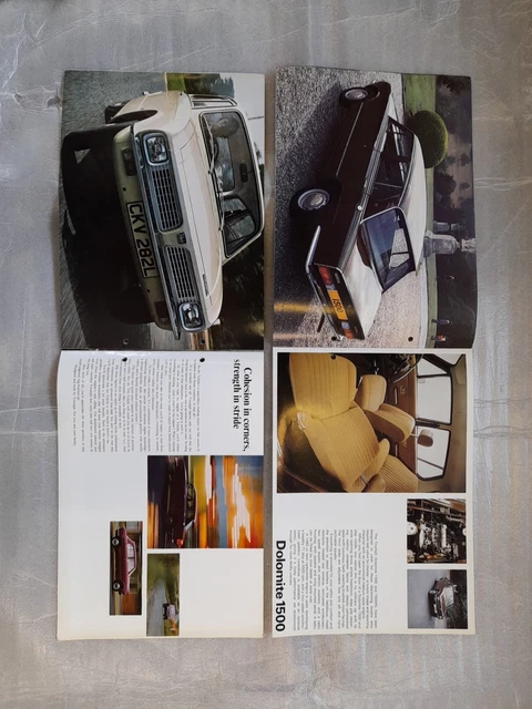 VINTAGE TRIUMPH DOLOMITE 1300 1500 And Toledo Vehicle Sales Brochures ...