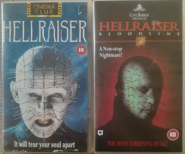 HELLRAISER/HELLRAISER BLOODLINE VHS Videos £9.99 - PicClick UK