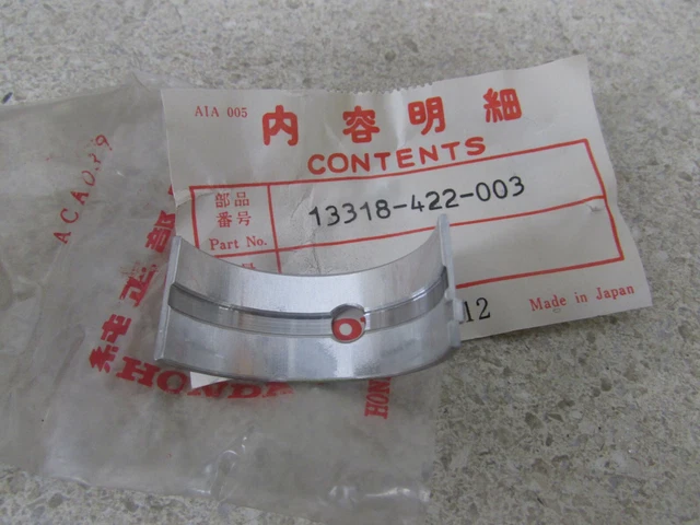 NOS HONDA CB750A Cb750F Cb750K Cbx Oem Crankshat Bearing "D" 13318-422 ...