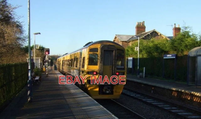PHOTO NAFFERTON Railway Station Northern Rail Class 158 No. 158 849 (Le ...
