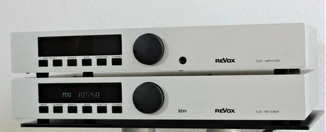 AMPLIFICATEUR REVOX S25 amplificateur et tuner Revox S26 FM dans son ...