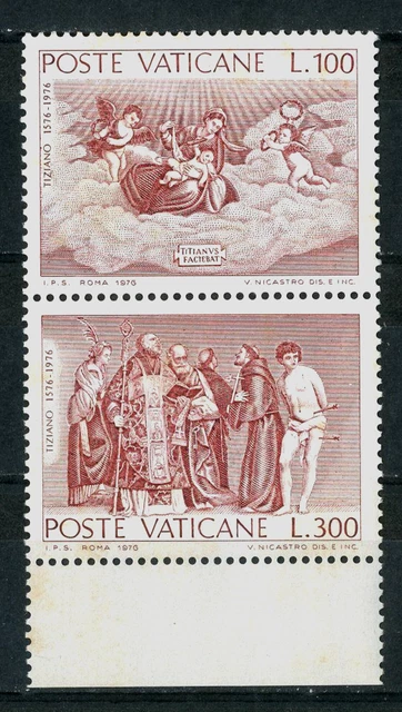 VATICANO 1976 - 4º centenario morte Tiziano Vecellio, con bandella - NUOVO MNH** EUR 2,50 ...