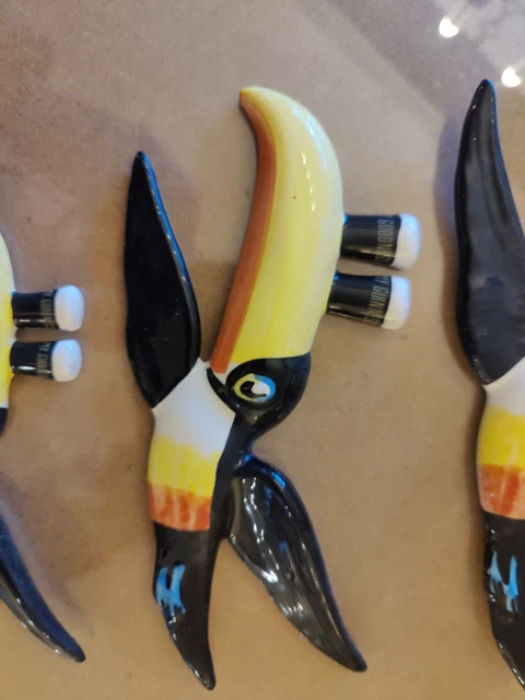 SET OF THREE Guinness Flying Toucans Wall Mounted Carlton Ware £182.70 ...