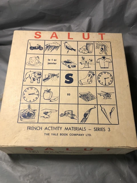 VINTAGE 1974 YALE Book Salut Bingo French Card Game $16.00 - PicClick CA