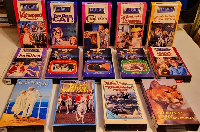 VHS WALT DISNEY Films Presents Movie Lot | Vintage | Collectable ...