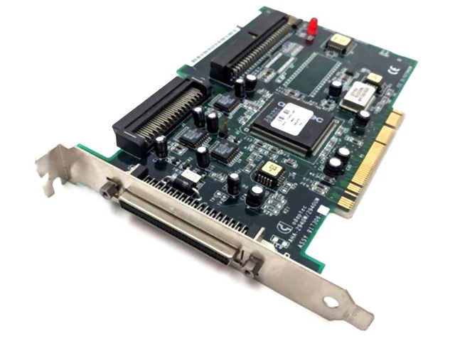 ADAPTEC AHA-2940UW DUAL / Ne 2x 50-Pin 1x 68 Pin SCSI Controller Board ...