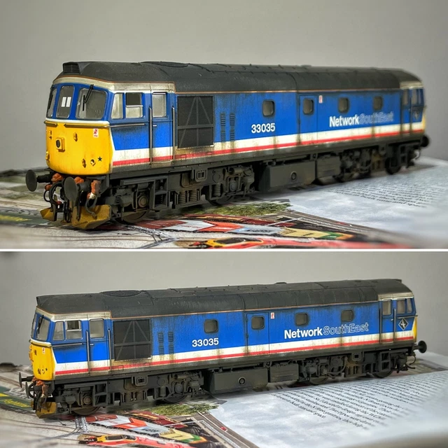 BOXED HELJAN NETWORK South East NSE Class 33 035 *PRO WEATHERED LOOK ...