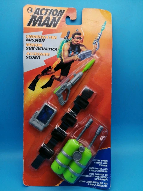 HASBRO ACTION MAN Underwater Scuba Ski Outfit Figure mission Gig EUR 60 ...