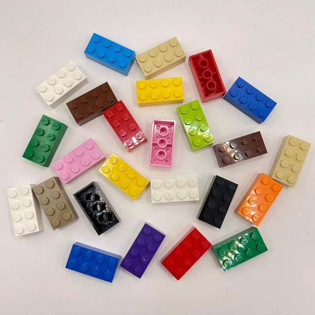 LEGO 2 X 4 Bricks, Mixed Colours, 25 Pieces $10.00 - PicClick AU