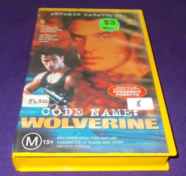 CODE NAME WOLVERINE Vhs Pal Antonio Sabato Jr. £6.31 - PicClick UK