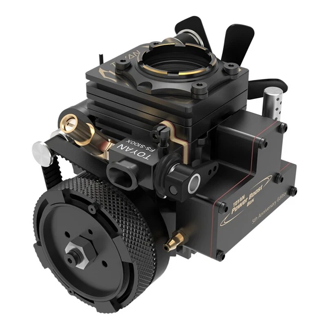 DESKTOP MOTOR MODELL Einzylinder 4-Takt Motor Methanol Motor für RC ...