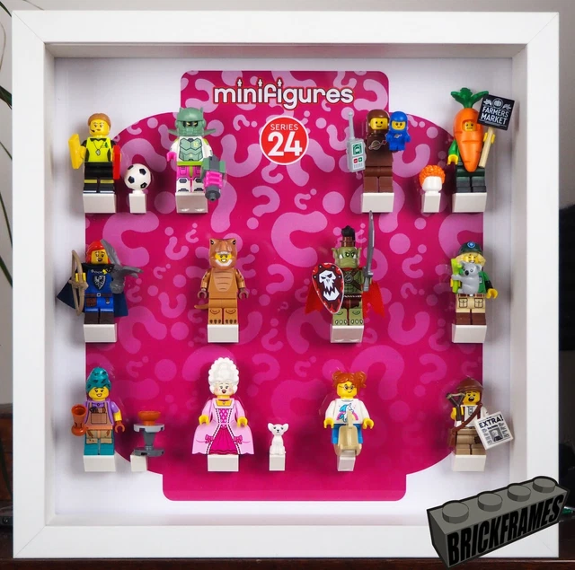 DISPLAY FRAME TO display Lego Minifigures Series 24 - 71037 £26.50 ...