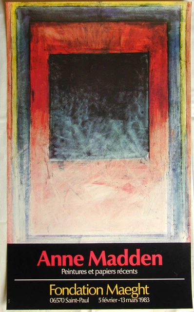 ANNE MADDEN POSTER Fondation Maeght Gorgeous Kelly Scully EUR 40,00 ...