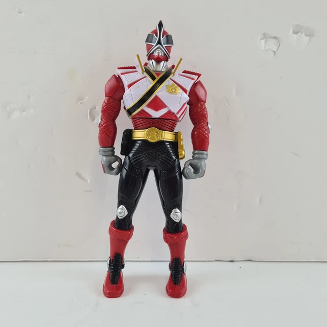 POWER RANGERS SAMURAI Red Ranger Spin Switch armour Figure Bandai 2011 ...