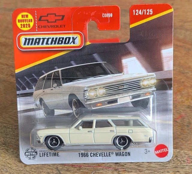 MATCHBOX 1966 CHEVELLE Wagon Creamy #124 New Case G2025 £5.45 - PicClick UK