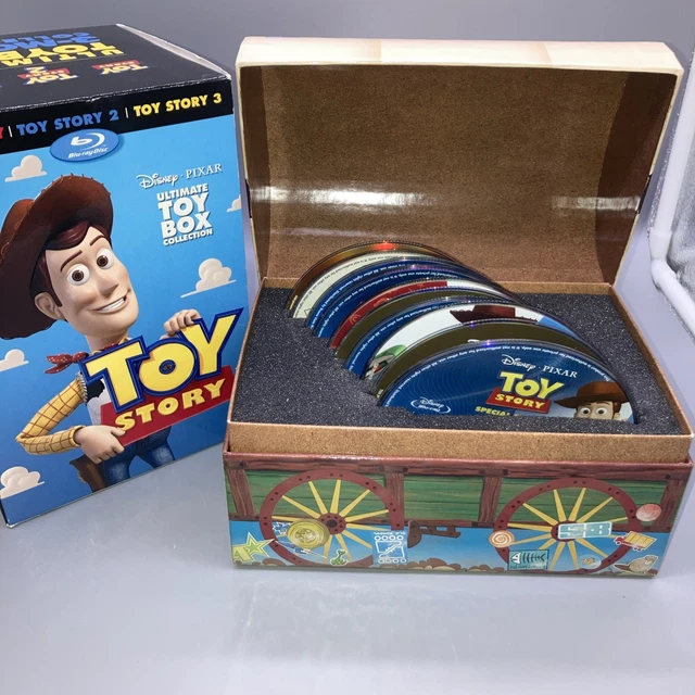 TOY STORY TRILOGY Set 1 2 3 Blu-Ray/DVD 10-Disc Set 2010 Wagon Box ...