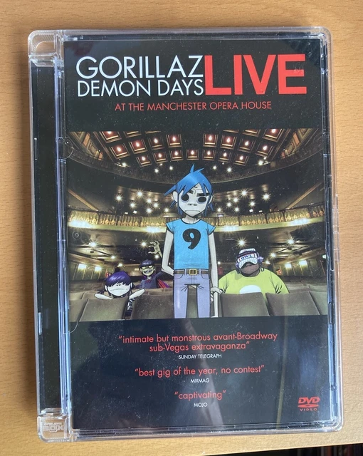 GORILLAZ DEMON DAYS LIVE At The Manchester Opera House Dvd £3.00 ...