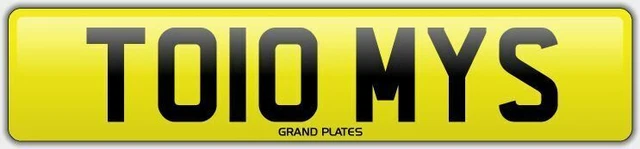 MATRÍCULA DE COCHE PRECIADO DE Tommy Tom Thomas a 10 mys tom tommie ...