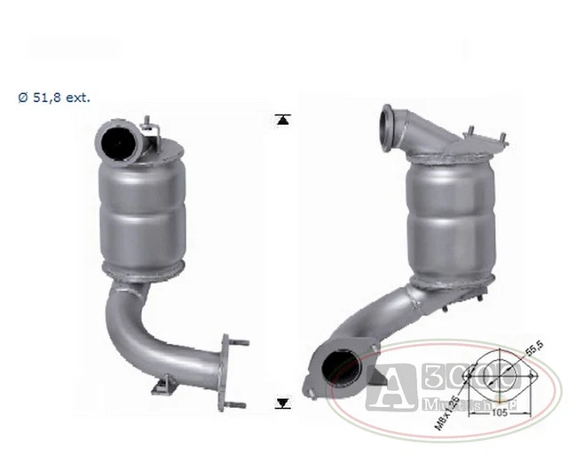 CATALIZZATORE DFC RENAULT LAGUNA 1.9TD DCI DPF 1870 cc 96 Kw / 130 cv ...