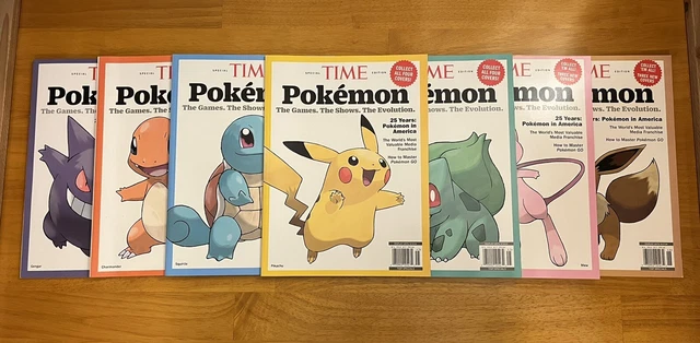 POKEMON TIME MAGAZINE Special Edition 2024 Complete Set Of 7 (Brand New ...