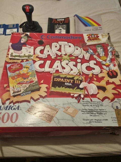 COMMODORE AMIGA 500 Plus Cartoon Classics Vintage In Scatola Leggi ...