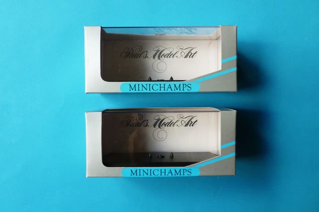 MINICHAMPS 2 X 1/43 Scale EMPTY CASES & BOXES For Model Cars ...