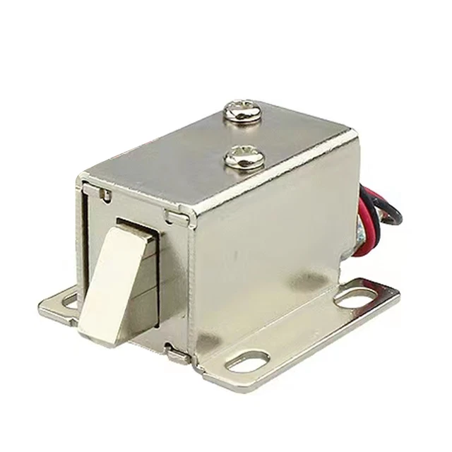 12V MINI SOLENOID Electromagnetic Electric Control Push-Pull Door ...