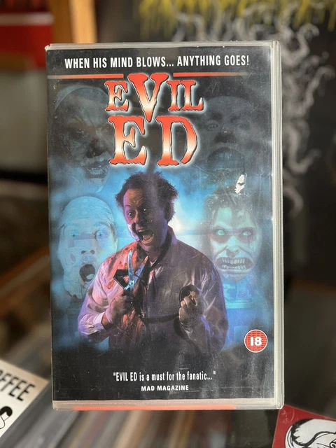 EVIL ED VHS Horror Rare Big Box Ex Rental Video £5.00 - PicClick UK