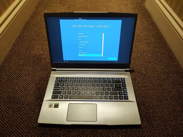 MSI MS-16R3 (WF65) - i7-10750H @ 2.60GHz, Quadro P620, 512GB SSD, 16GB ...